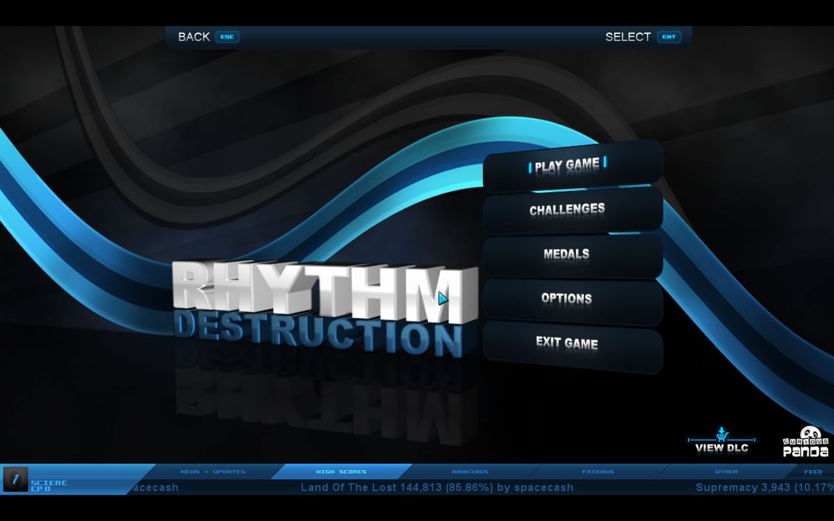 Screenshot of Rhythm Destruction (Windows, 2012) - MobyGames