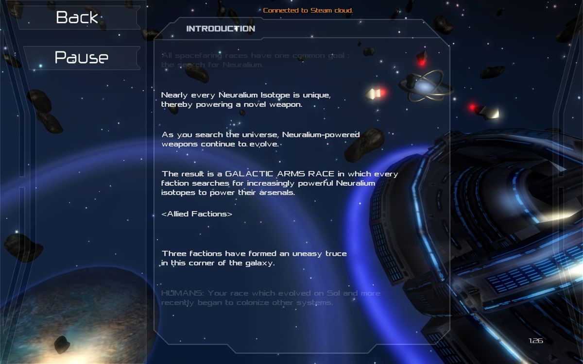 Screenshot of Galactic Arms Race (Windows, 2013) - MobyGames