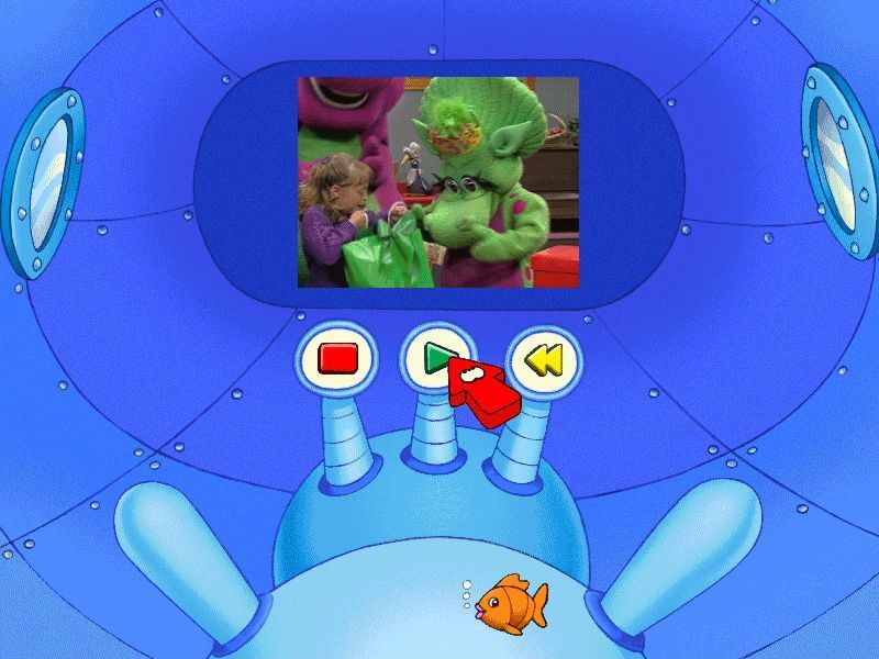 Screenshot of Barney Under the Sea (Windows, 1998) - MobyGames