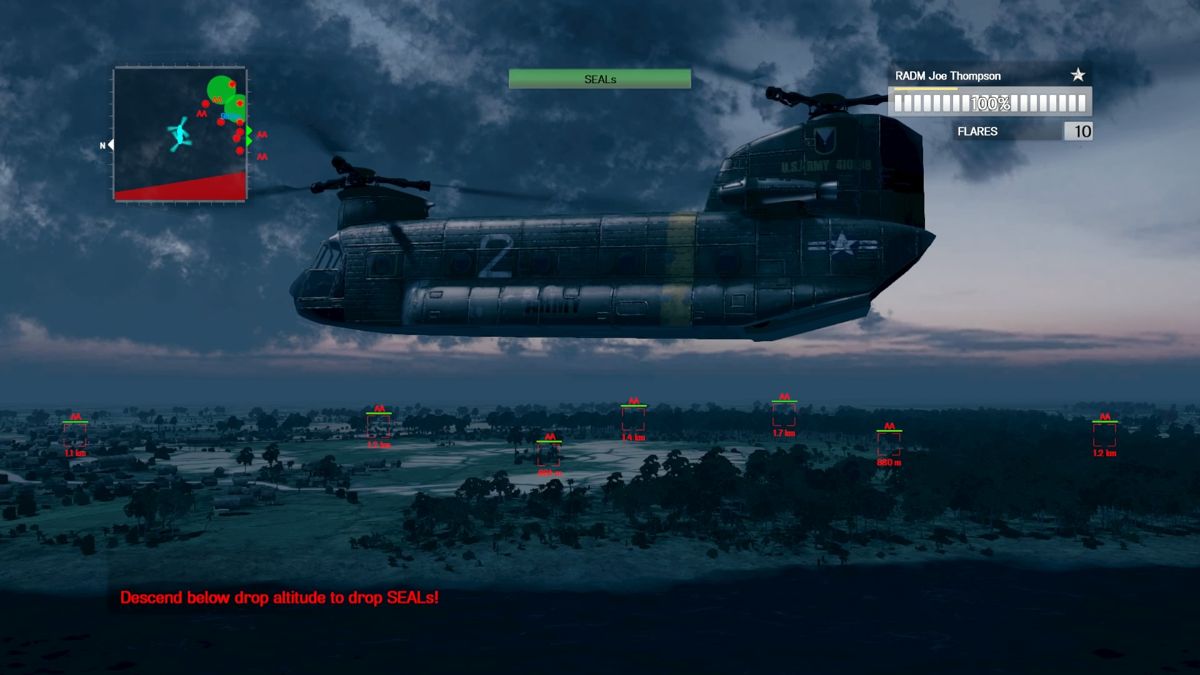 Screenshot of Air Conflicts: Vietnam - Ultimate Edition (PlayStation 4, 2014) - MobyGames