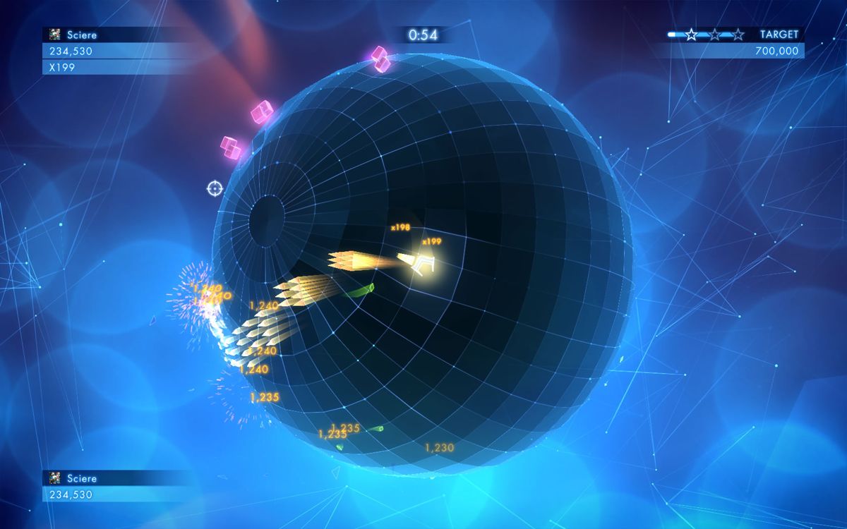 Screenshot of Geometry Wars 3: Dimensions - Evolved (Windows, 2014) - MobyGames