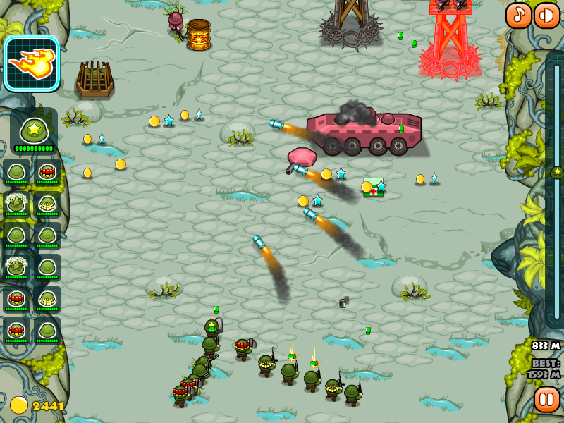 Screenshot of Battalion Commander (Browser, 2013) - MobyGames