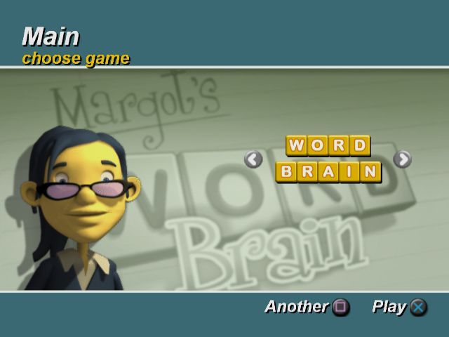 Screenshot of Margot's Word Brain (PlayStation 2, 2008) - MobyGames