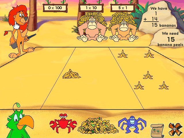 Screenshot of Reader Rabbit Maths Ages 6-9 (Windows, 1998) - MobyGames