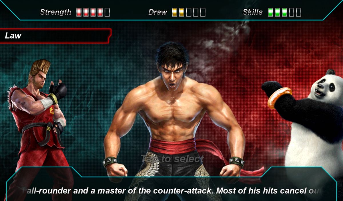 Screenshot of Tekken: Card Tournament (Android, 2013) - MobyGames
