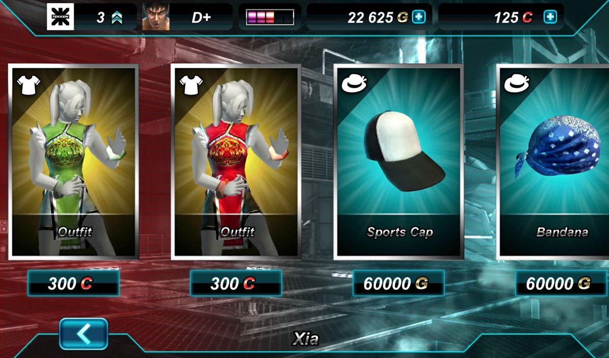 Screenshot of Tekken: Card Tournament (Android, 2013) - MobyGames