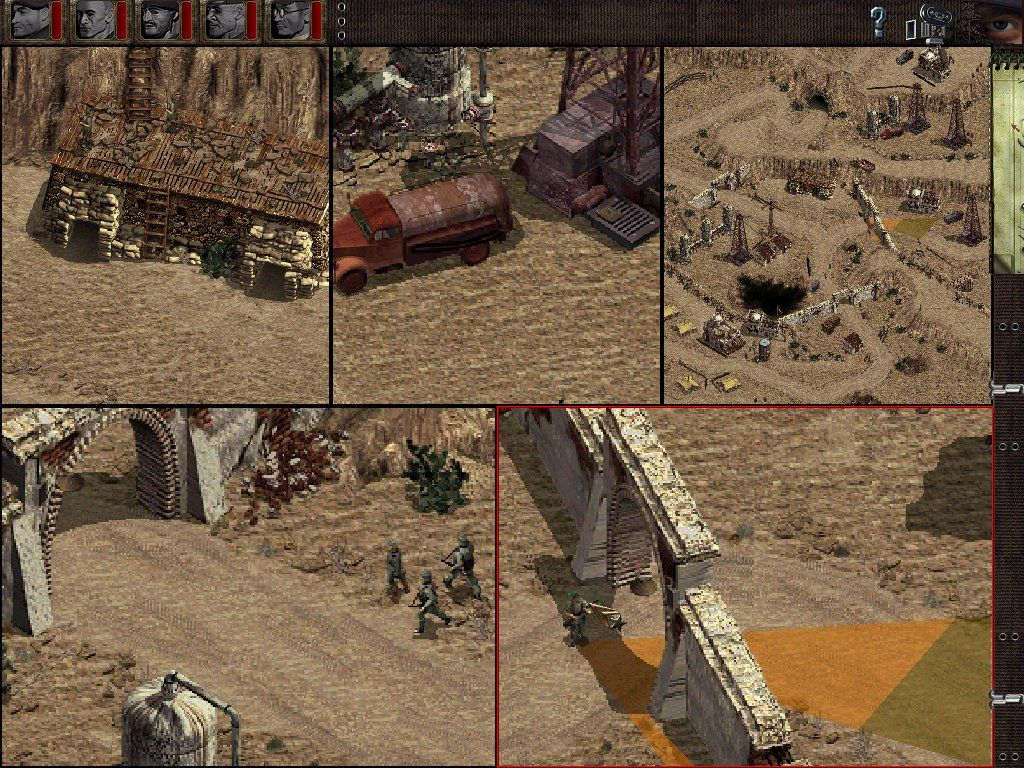 Screenshot of Commandos: Behind Enemy Lines (Windows, 1998) - MobyGames
