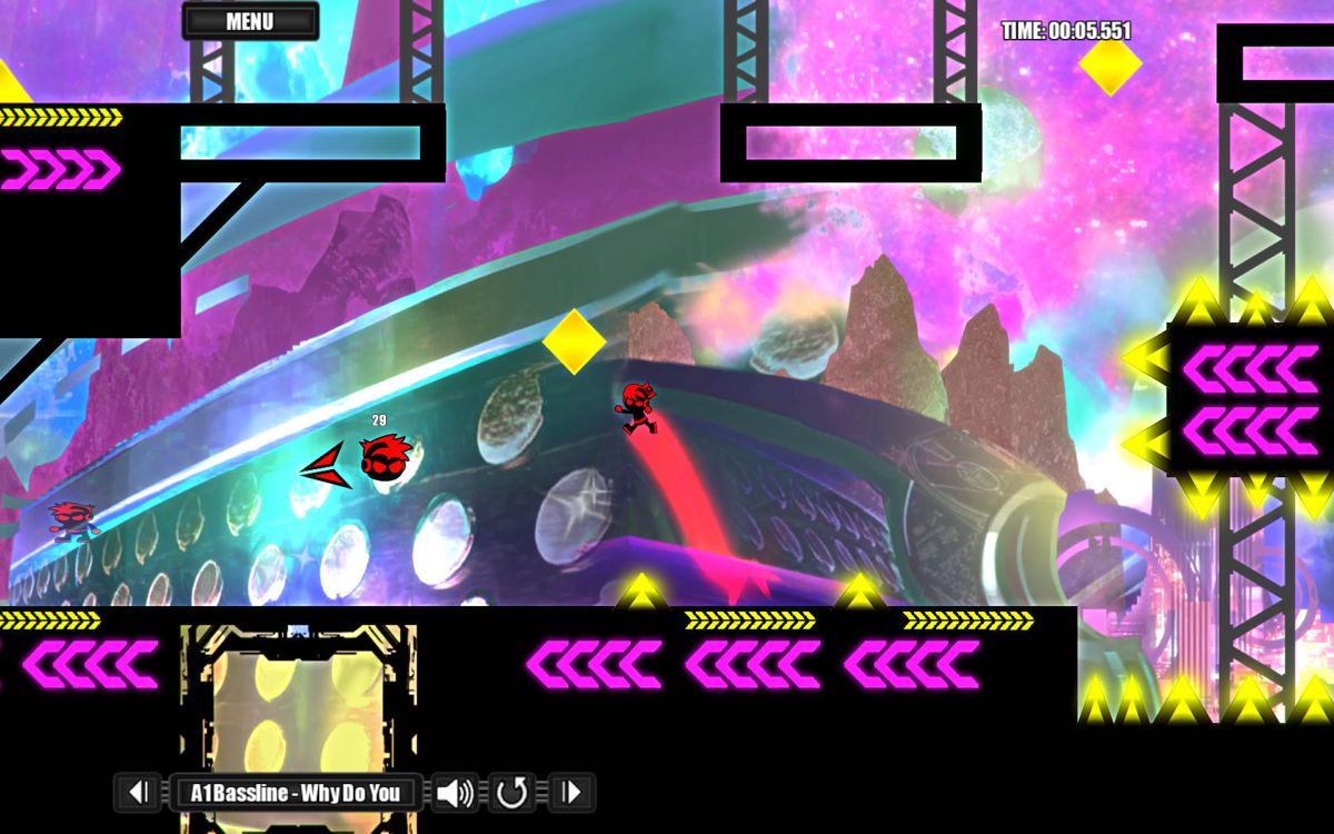 Screenshot of Rush Bros. (Windows, 2013) - MobyGames