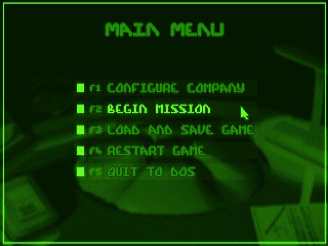 Screenshot of Syndicate (DOS, 1993) - MobyGames