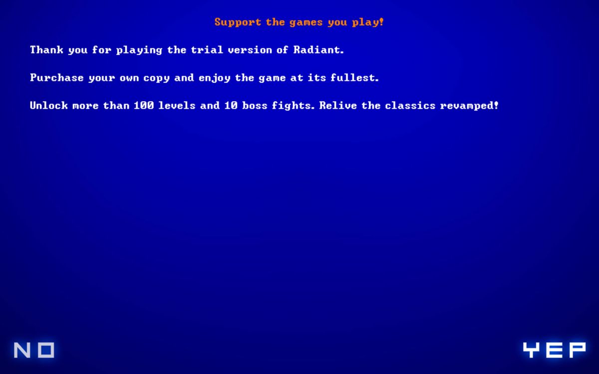 Screenshot of Radiant (Windows Apps, 2009) - MobyGames