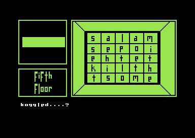 Screenshot of Hotel Alien (Commodore 64, 1985) - MobyGames
