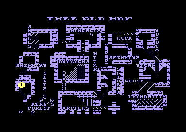 Screenshot of Cycle Knight (Commodore 64, 1986) - MobyGames
