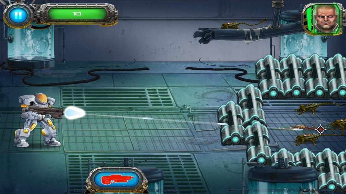 Screenshot of Soldier Vs Aliens (Windows, 2012) - MobyGames