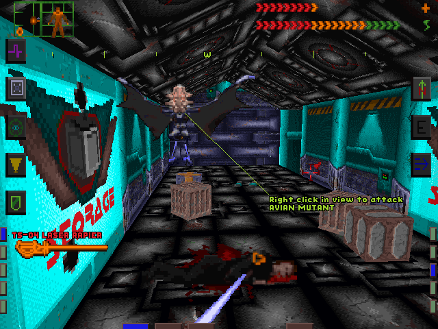 Screenshot of System Shock (DOS, 1994) - MobyGames