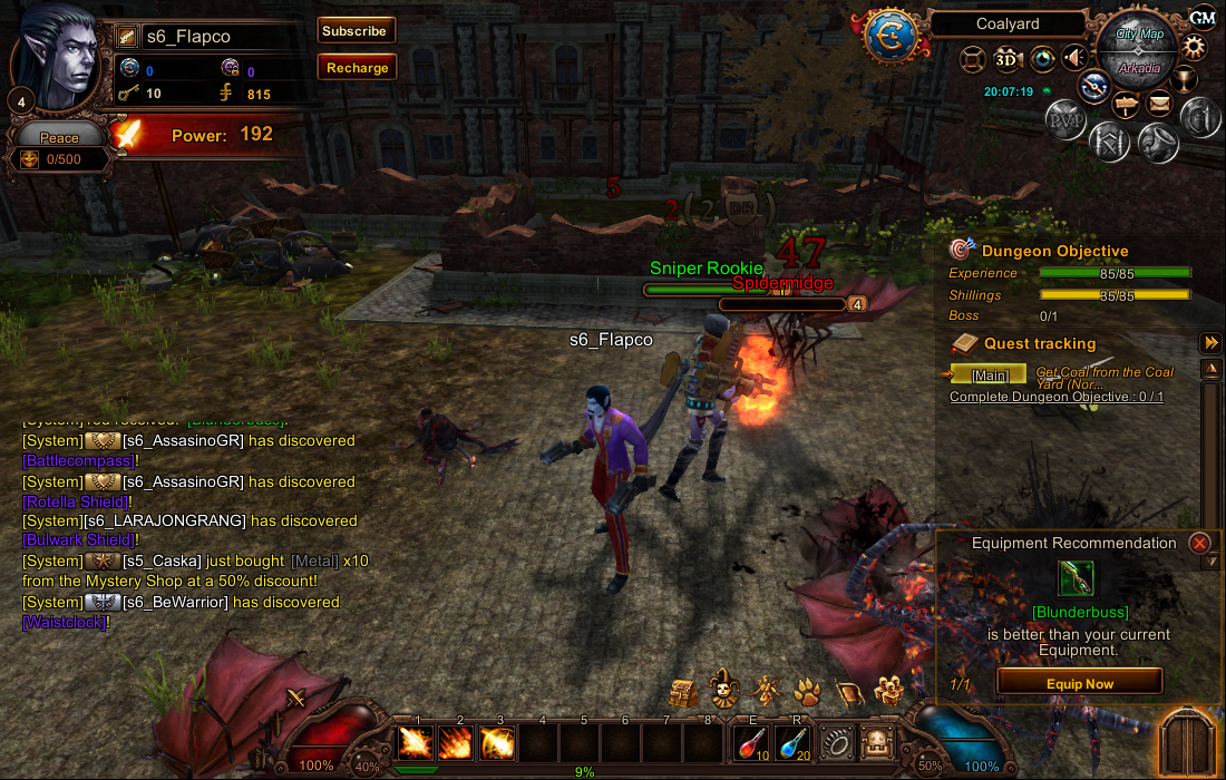 Screenshot of City of Steam: Arkadia (Browser, 2013) - MobyGames