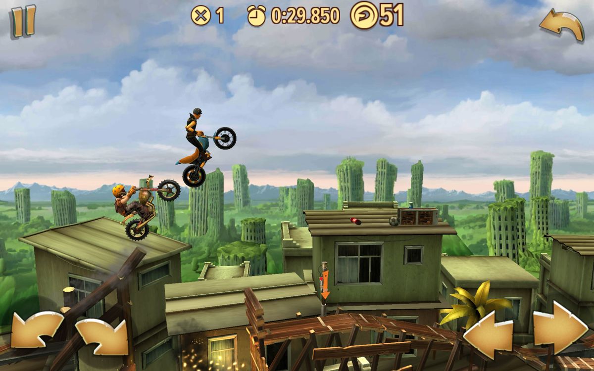 Screenshot of Trials Frontier (Android, 2014) - MobyGames