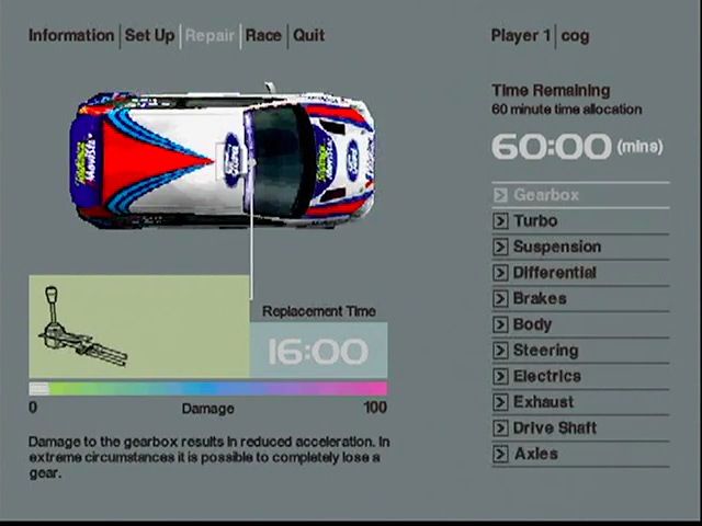 Screenshot of Colin McRae Rally 2.0 (PlayStation, 2000) - MobyGames