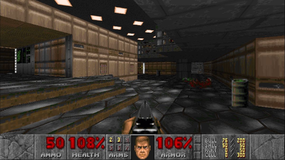 Screenshot of The Ultimate Doom (PlayStation 4, 1995) - MobyGames