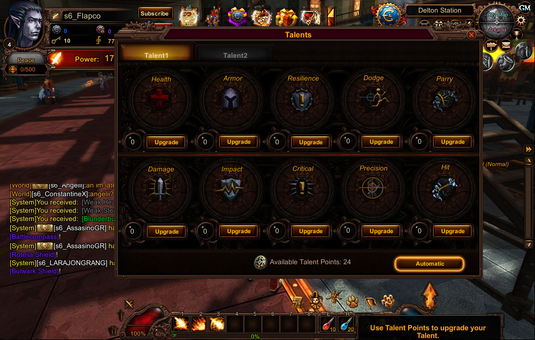 Screenshot of City of Steam: Arkadia (Browser, 2013) - MobyGames