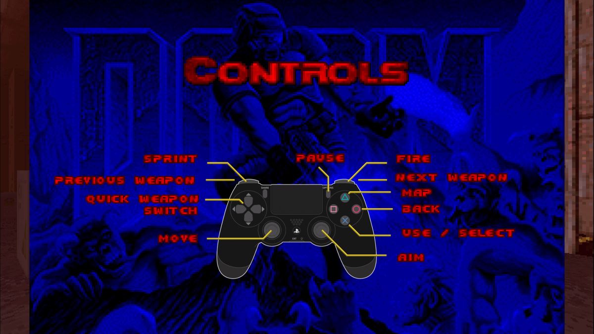 Screenshot of The Ultimate Doom (PlayStation 4, 1995) - MobyGames