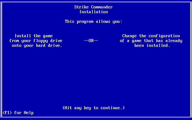 Screenshot of Strike Commander (DOS, 1993) - MobyGames