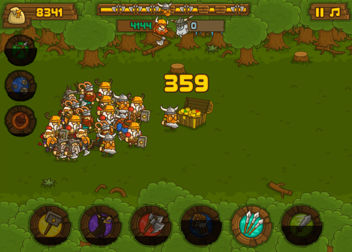 Screenshot of Frozen Islands (Browser, 2015) - MobyGames