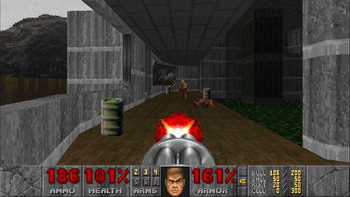 Screenshot of The Ultimate Doom (PlayStation 4, 1995) - MobyGames
