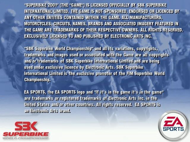 Screenshot of Superbike 2001 (Windows, 2000) - MobyGames
