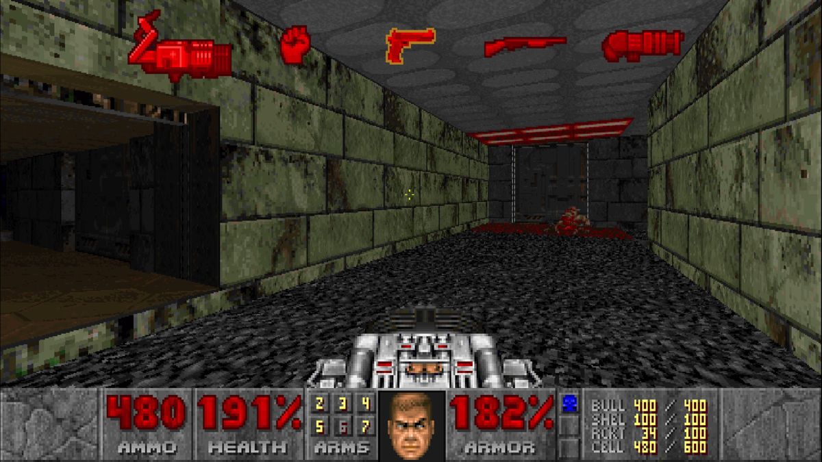 Screenshot of The Ultimate Doom (PlayStation 4, 1995) - MobyGames