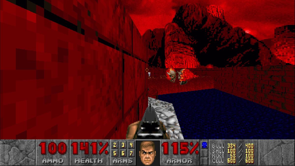 Screenshot of The Ultimate Doom (PlayStation 4, 1995) - MobyGames
