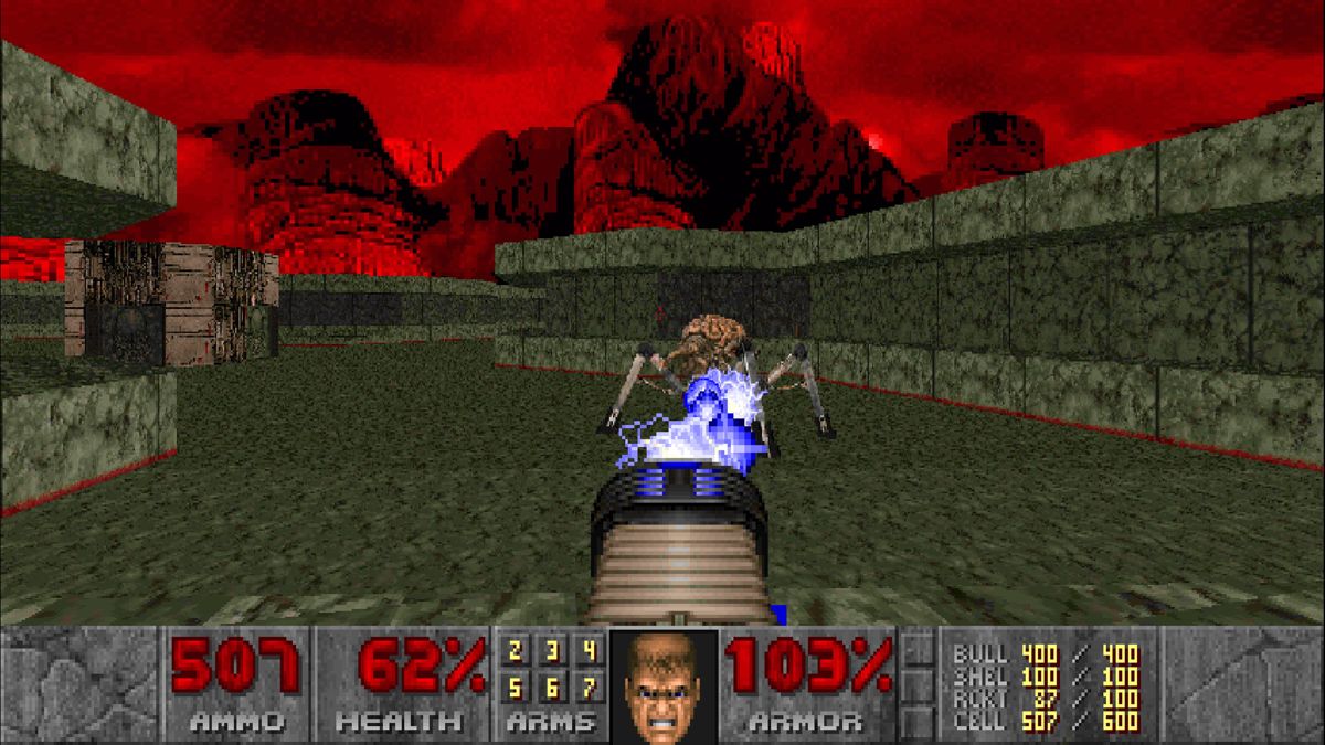 Screenshot of The Ultimate Doom (PlayStation 4, 1995) - MobyGames