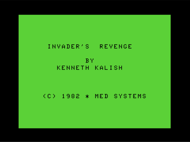 Invaders Revenge (1982) - MobyGames