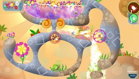 Screenshot of Downstream Panic! (PSP, 2008) - MobyGames