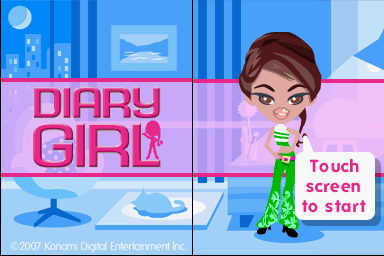 Screenshot of Diary Girl: Organize, Chat, Play Everyday (Nintendo DS ...