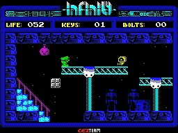 Screenshot of Phantomas Saga: Infinity (ZX Spectrum, 2006) - MobyGames