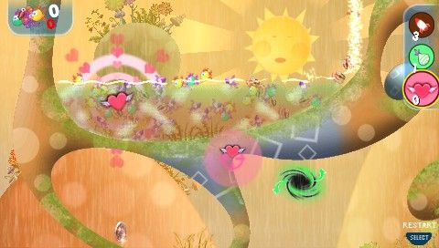 Screenshot of Downstream Panic! (PSP, 2008) - MobyGames