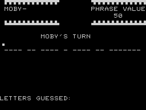 Screenshot of Word Challenge (TRS-80, 1979) - MobyGames