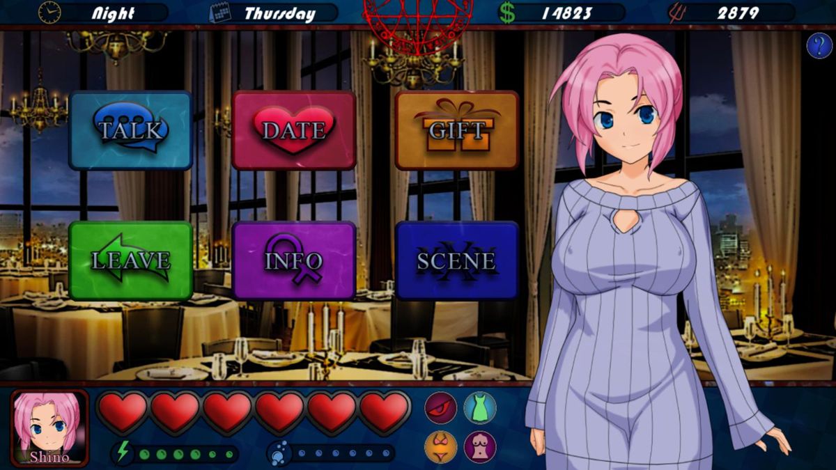 Screenshot of Succubus Contract (Windows, 2019) - MobyGames