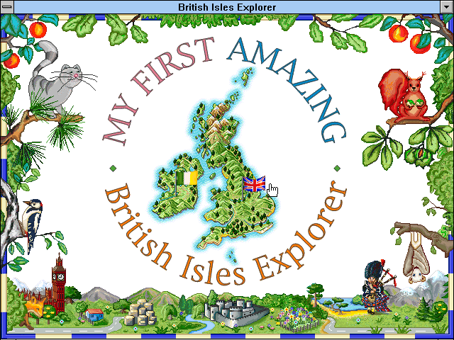 Screenshot of My First Amazing British Isles Explorer (Windows, 1999 ...