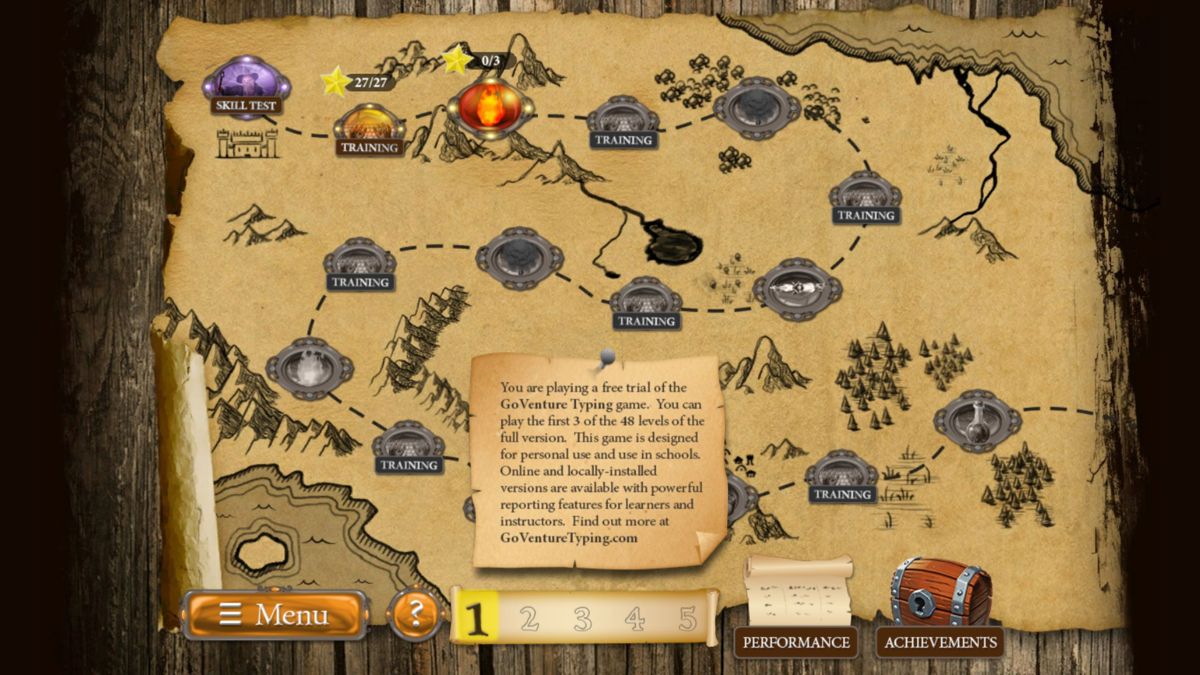 Screenshot of GoVenture Typing (Windows, 2019) - MobyGames