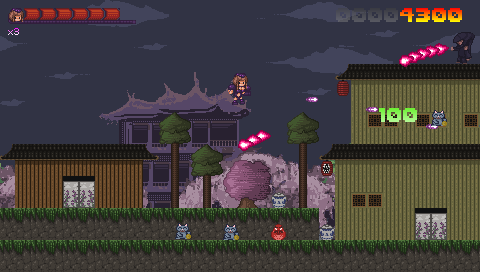 Screenshot of Super Robot Ninja Girl (Windows, 2015) - MobyGames