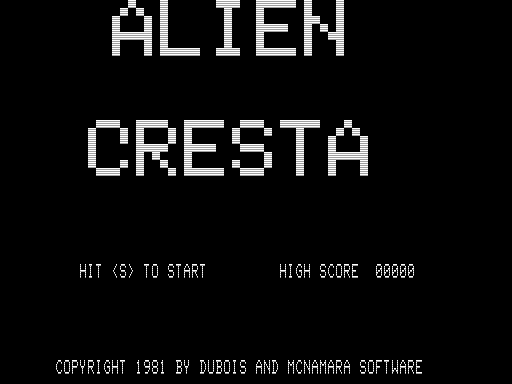 Alien Cresta (1981) - MobyGames