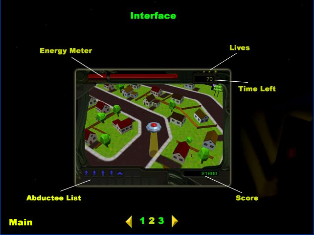 Screenshot of Alien Abduction (Browser, 2003) - MobyGames