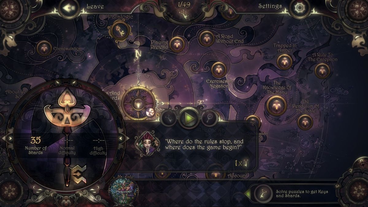 Screenshot of Glass Masquerade 2: Illusions (Windows, 2019) - MobyGames