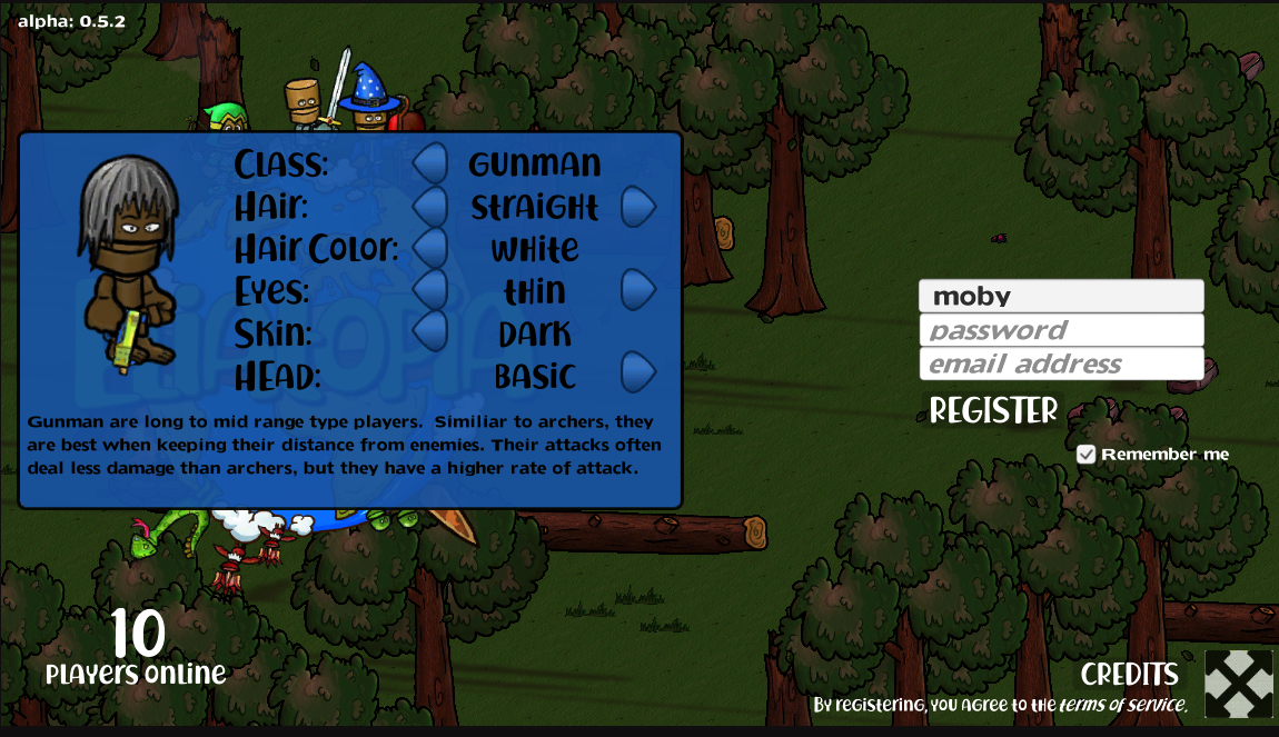 Screenshot of Eliatopia (Browser, 2020) - MobyGames