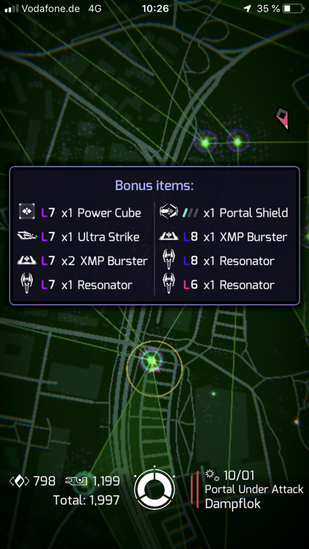 Screenshot of Ingress Prime (iPhone, 2016) - MobyGames