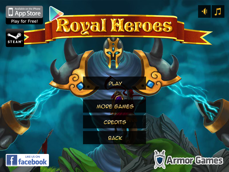 Screenshot of Royal Heroes (Browser, 2015) - MobyGames