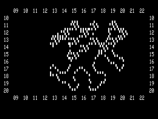 Screenshot of Up Periscope (TRS-80, 1982) - MobyGames