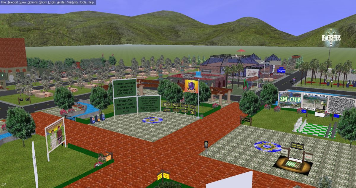 Screenshot of Active Worlds (Windows, 1995) - MobyGames