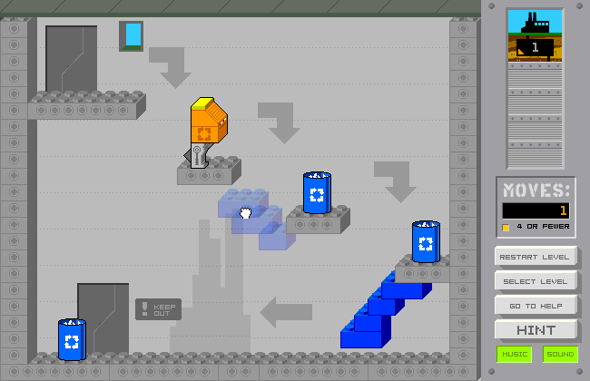 Screenshot of Junkbot Undercover (Browser, 2002) - MobyGames